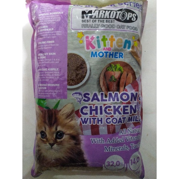 Jual Markotops Kitten & Mother 1kg - Makanan Kucing | Shopee Indonesia