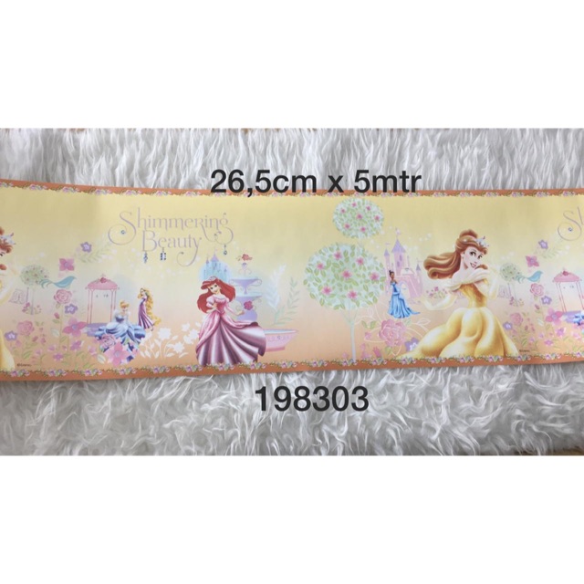 Jual Wallpaper Border List Motif Princes Disney | Shopee Indonesia