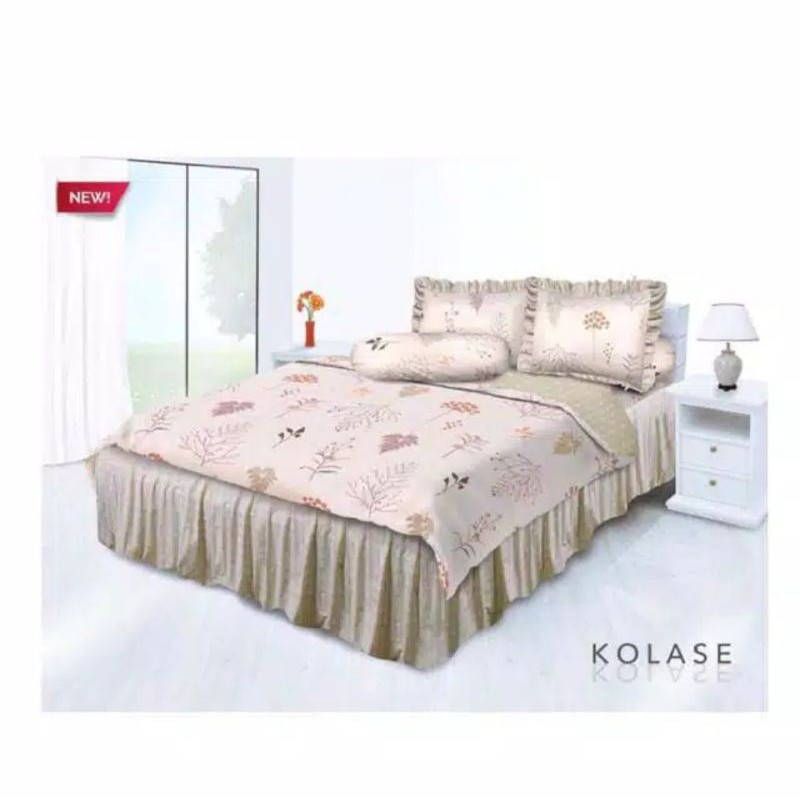 Jual SPREI RUMBAI KOLASE King 180x200 My love | Shopee Indonesia