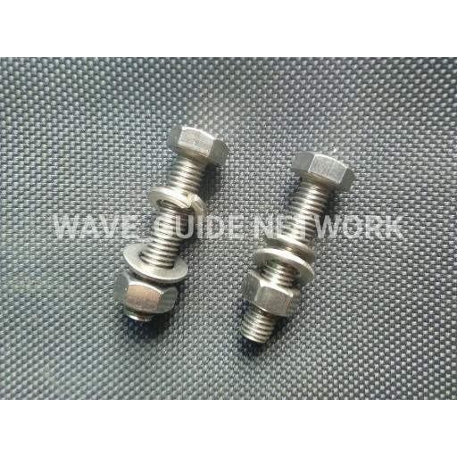 Jual MUR BAUT RING PLAT & PER STAINLESS STEEL M8 X 40MM | Shopee Indonesia