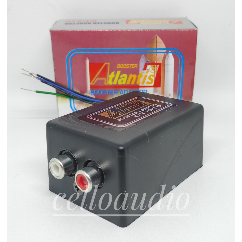 Jual High to Low Atlantis DT-510 Booster Adaptor Hi to Lo RCA Converter ...
