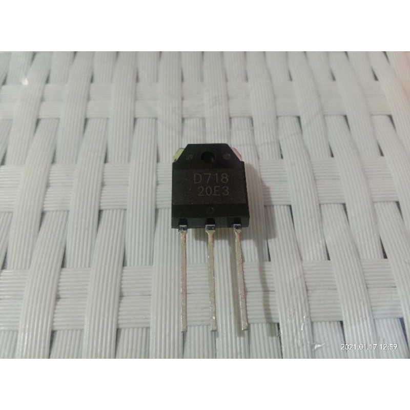 Jual Transistor 2SD718 SD718 D718 Original Transistor Daya 8A 120V 80W ...