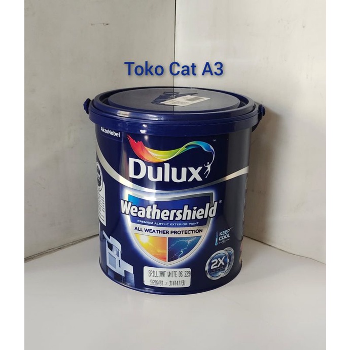 Jual Dulux Weathershield Misty 2 5l Cat Tembok Luar Shopee Indonesia