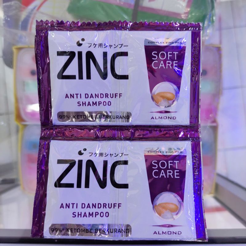 Jual SHAMPOO ZINC DOUBLE SACHET 1 RENCENG | Shopee Indonesia