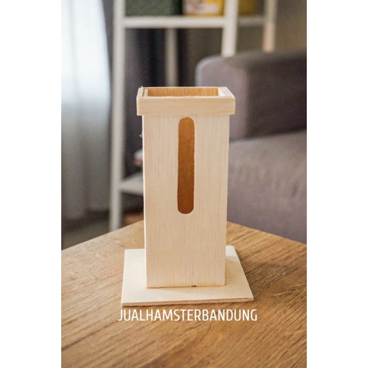 Jual Tempat Botol Kayu Hamster / Tatakan Botol Hamster / Dispenser ...