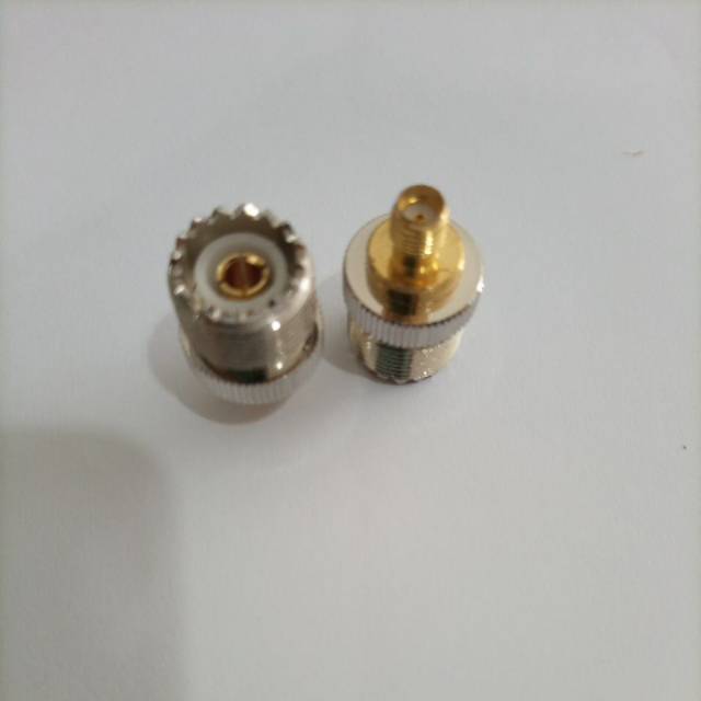 Jual Konektor PL259 to Sma female, sambungan Ht ke antena luar uhf f cewek Baofeng anten luar PL ...
