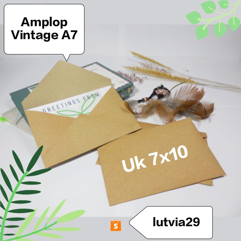 Jual A7 Amplop Kraft Bisa Custom | Amplop 7x10 8x11 | Amplop Mini Polos ...