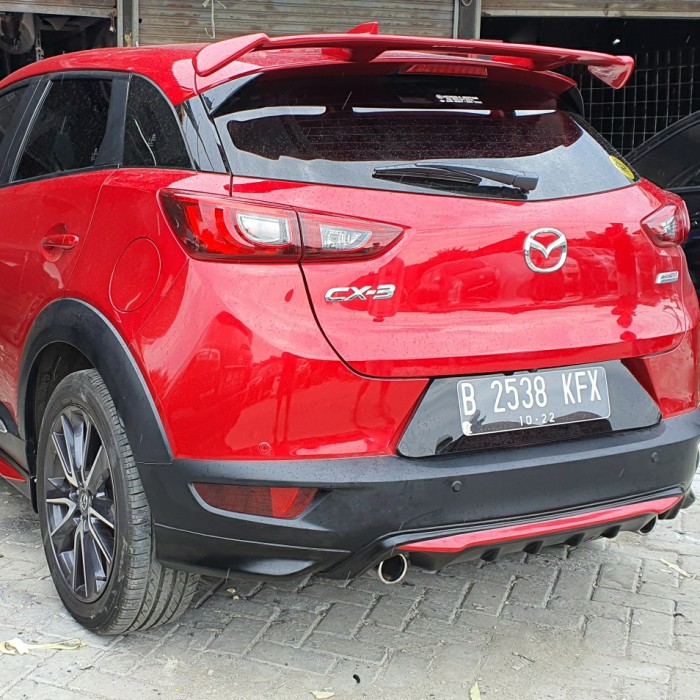 Jual Onderdil Mobil wing spoiler Mazda Autoexe style mazda cx3 mazda 2 ...