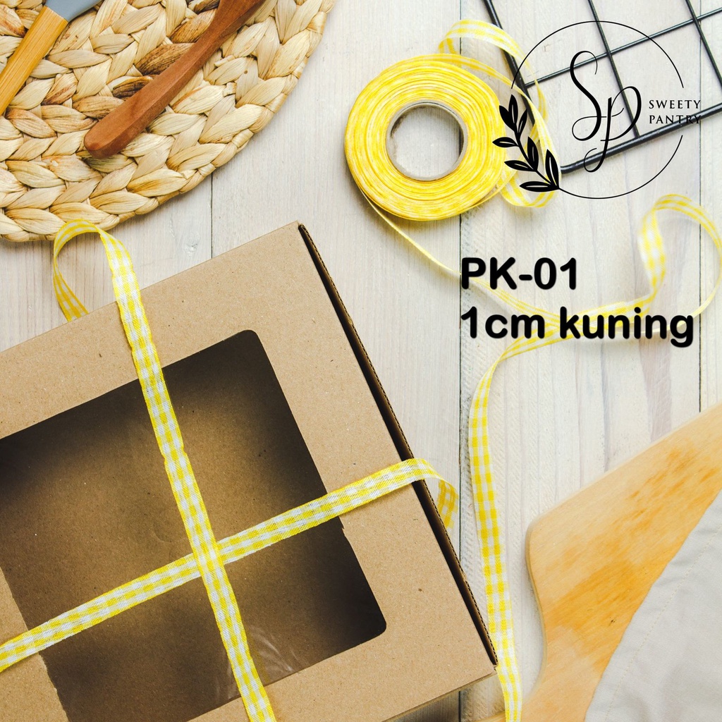 Jual Pita kotak hias christmas ribbon diy packaging Pita hias Natal ...