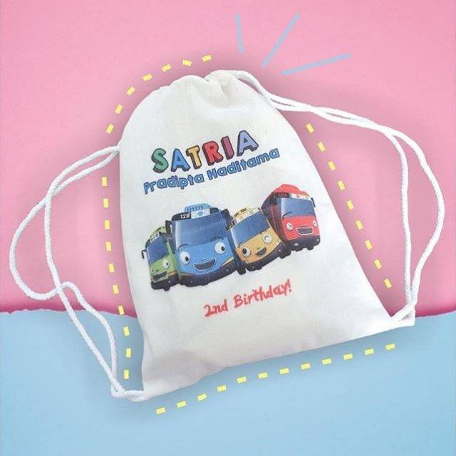 Jual Totebag / stringbag / serut 38x36cm | Shopee Indonesia