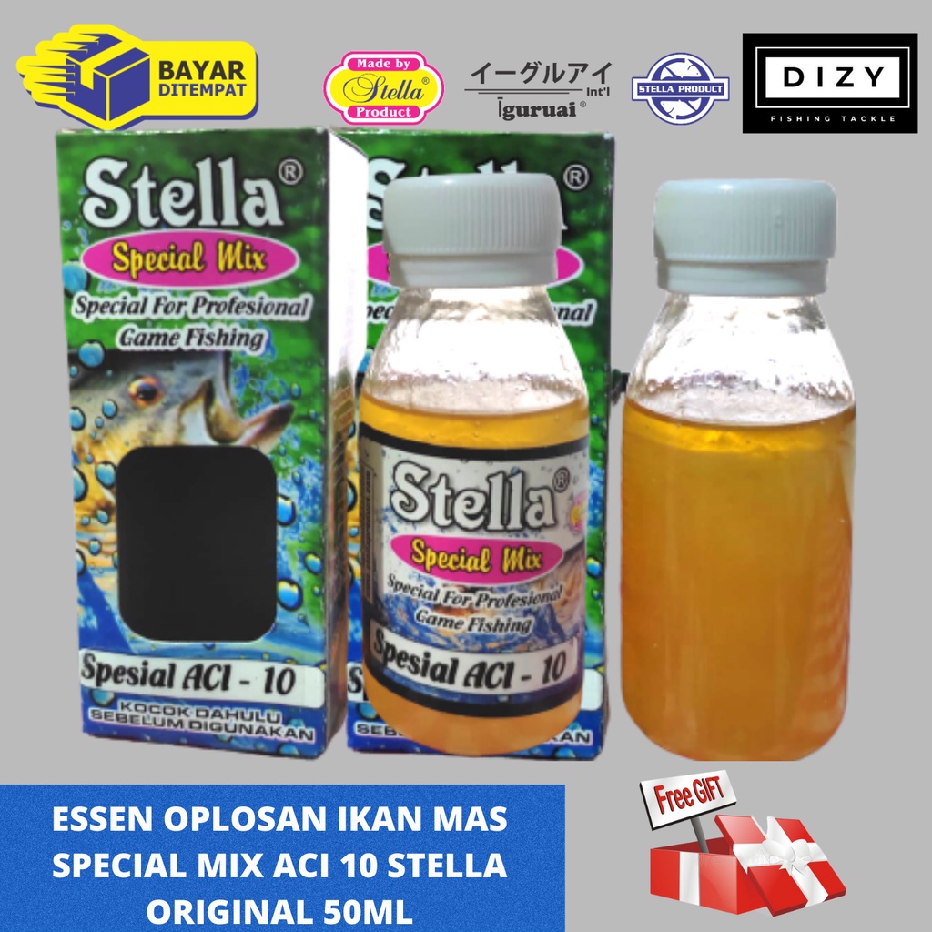 Jual Essen Oplosan Ikan Mas Special mix aci 10 Stella Original 50ml ...