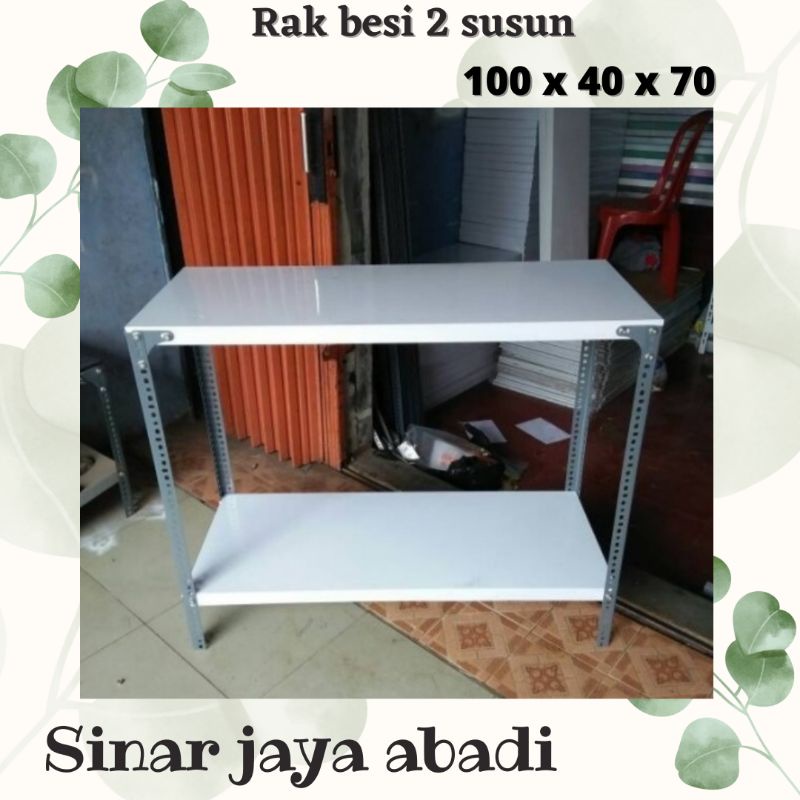 Jual Rak Besi 2 susun // MEJA KOMPOR // MEJA WARUNG // MEJA MAKAN ...