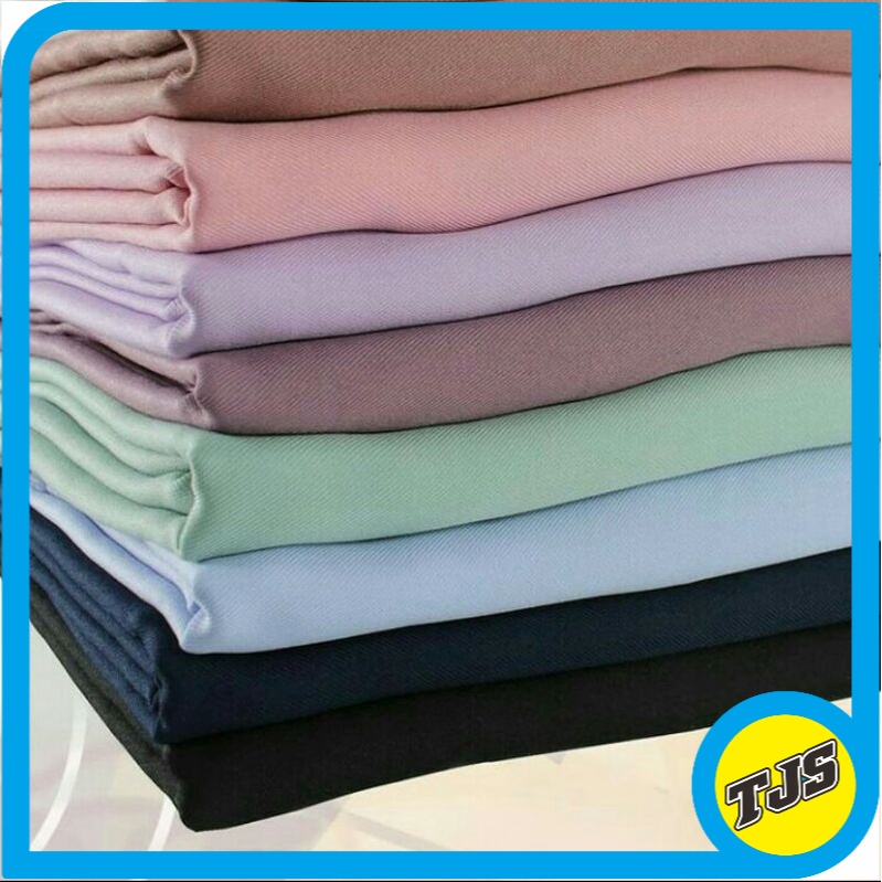 Jual KAIN POLOS SHAKILA Samira Stretch harga per 0,5 meter | Shopee ...