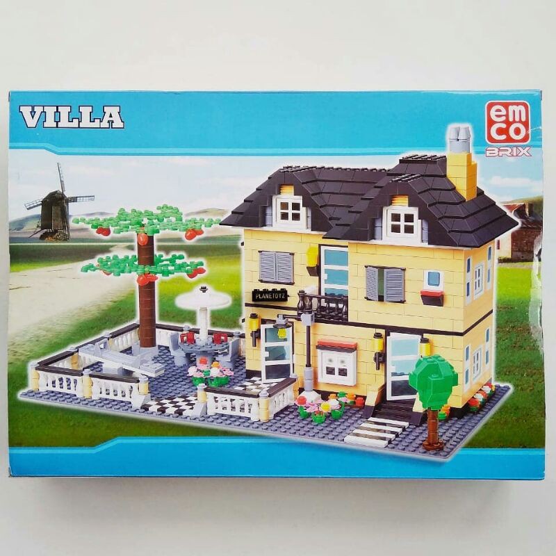 Jual Lego Brix Emco Villa Rumah Lego Ukuran Besar | Shopee Indonesia