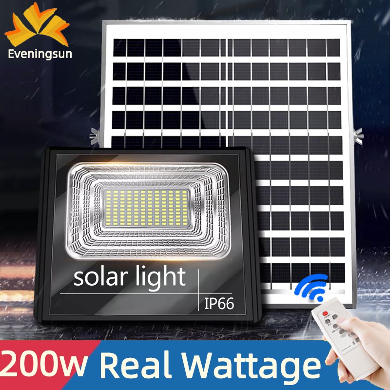 Jual [ Grosir] 200W Solar Light Waterproof Spotlight Solar Cell Light ...