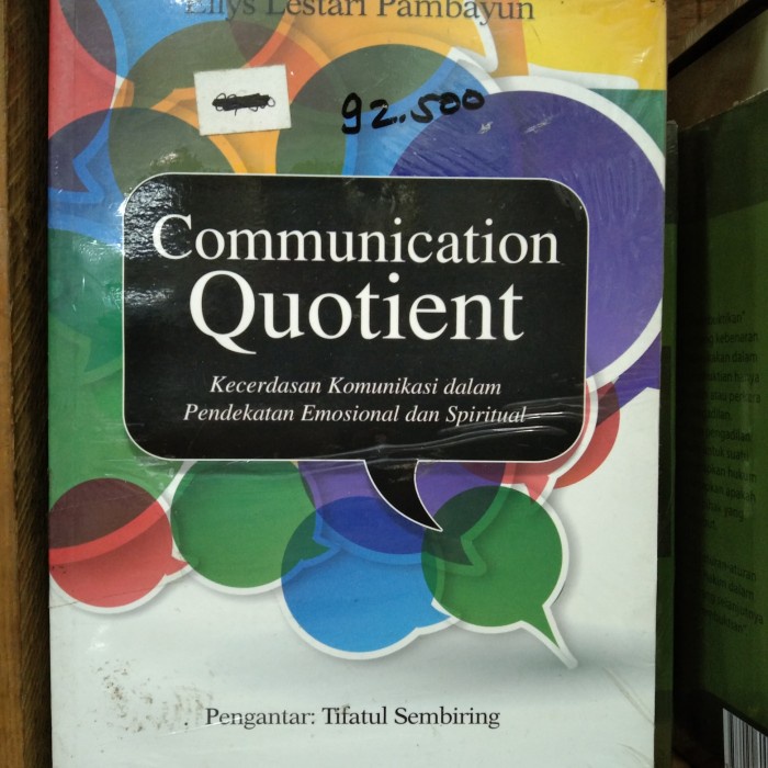 Jual Communication Quotient - Ellys lestari pambayun | Shopee Indonesia