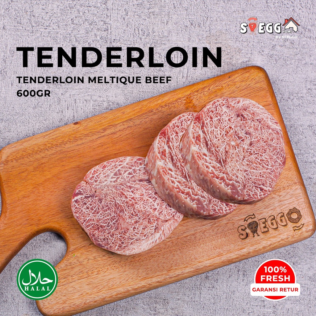 Jual Tenderloin Beef Steak Premium Meltique 600 Gr/ Daging Steak Sapi ...