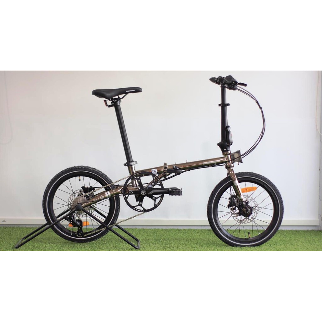 Jual SEPEDA LIPAT ELEMENT TROY 10 SPEED GOLD AND BLACK CHROME | Shopee ...