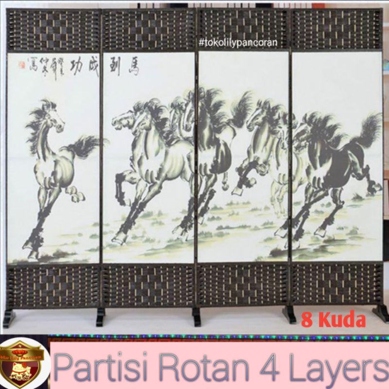 Jual Partisi Ruangan Rotan / Partition Oriental / Sekat Ruangan ...