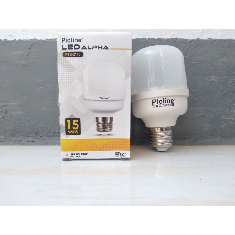 Jual Bohlam Lampu led 15 watt murah Pioline tabung | Shopee Indonesia