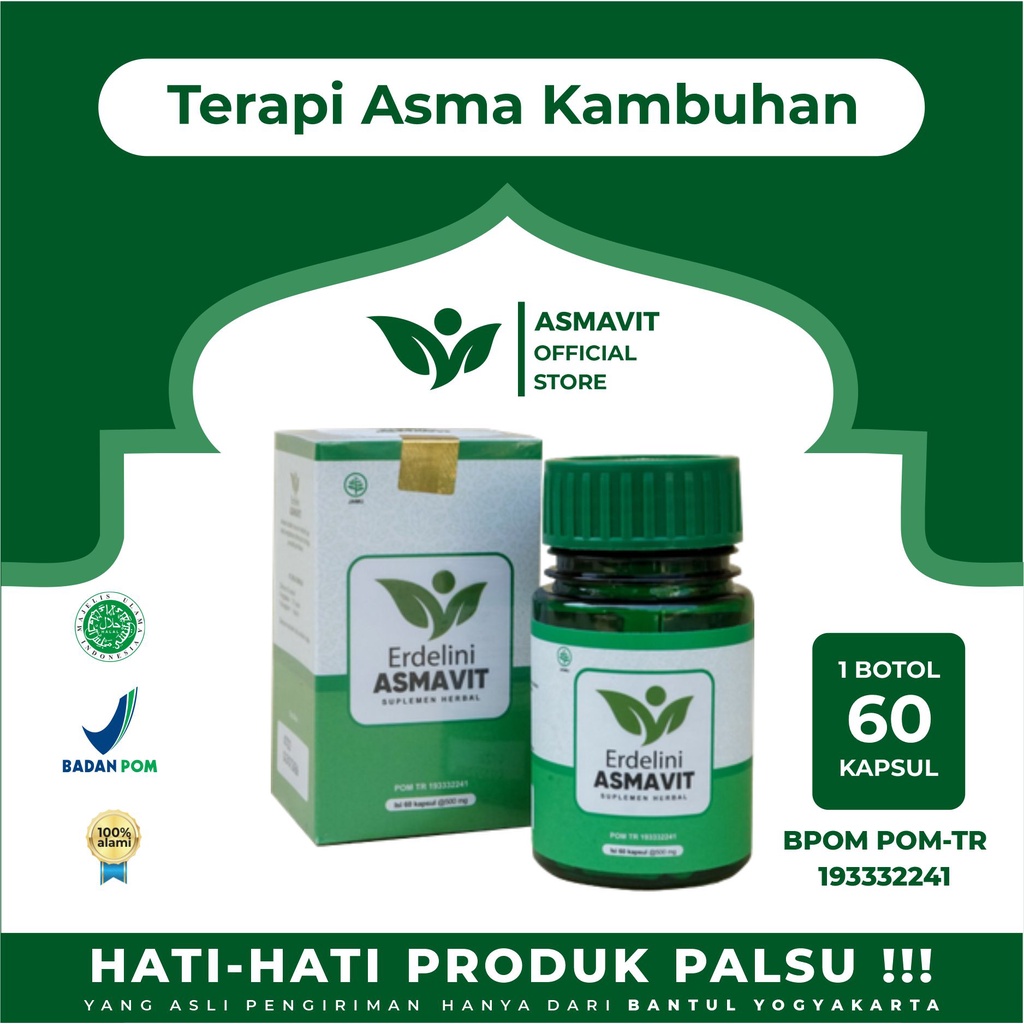 Jual HERBAL ASMAVIT - HERBAL ASMA DAN SESAK NAFAS KAMBUHAN | Shopee ...