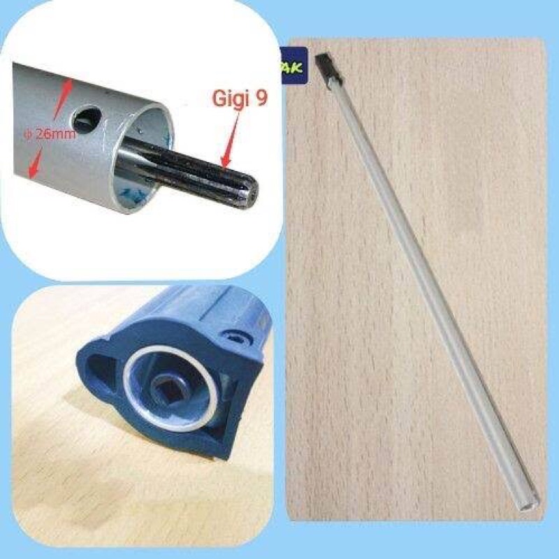 Jual STICK PIPA ALMUNIUM MESIN POTONG RUMPUT 318 328 | Shopee Indonesia