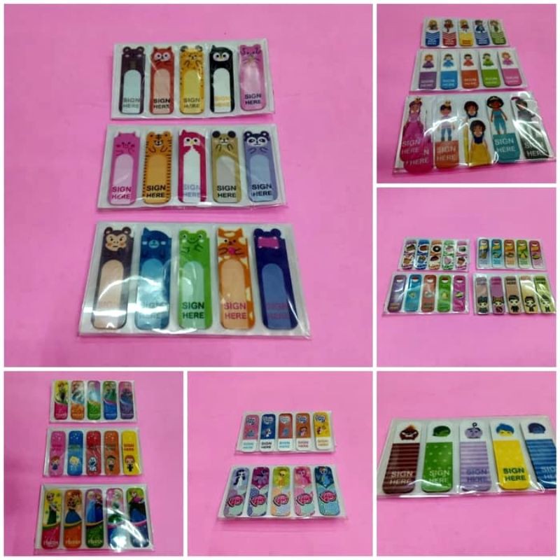 Jual Sticker marker pembatas buku/penanda buku 211 | Shopee Indonesia