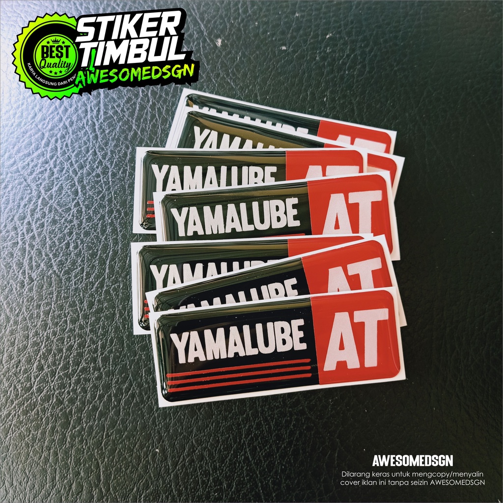 Jual EMBLEM STIKER TIMBUL 3D LENTUR LOGO YAMALUBE AT YAMAHA MIO , N0UVO ...