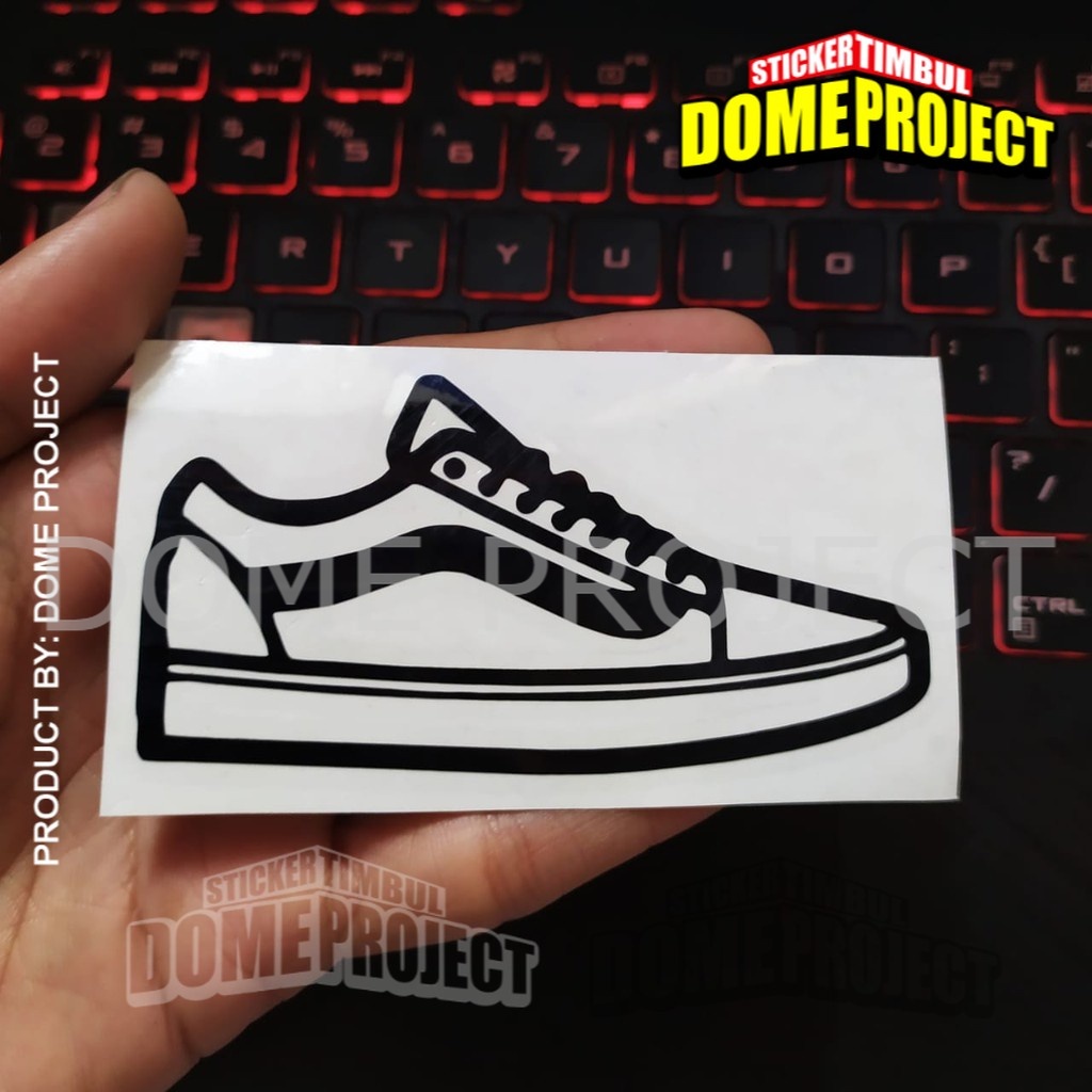 Jual STIKER CUTTING DECAL MOTOR HELM KOPER LOGO VANS SHOES STICKER ...