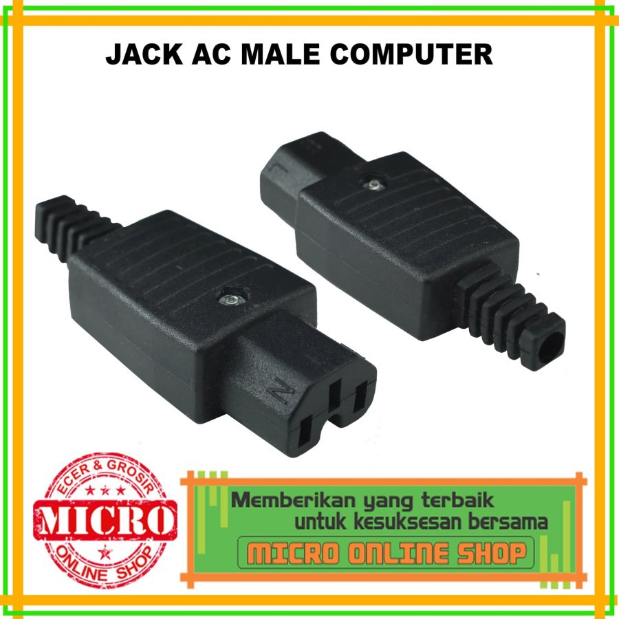 Jual Jack AC Power Supply Computer / Colokan Komputer / Soket AC ...