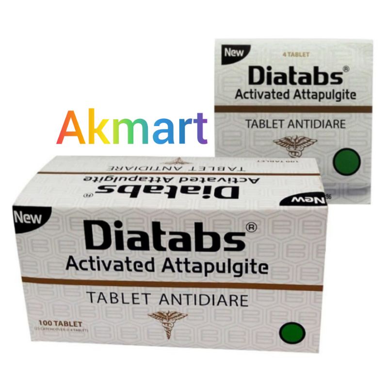 Jual NEW DIATABS [ perstrip isi 4 tablet ] obat diare / mencret ...