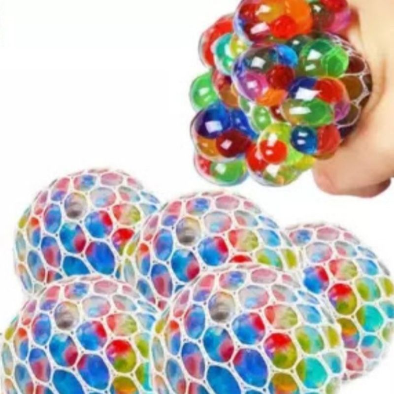 Jual STREES BALL / Squishy Mesh Ball Anti Stress - SENSORY PLAY ...