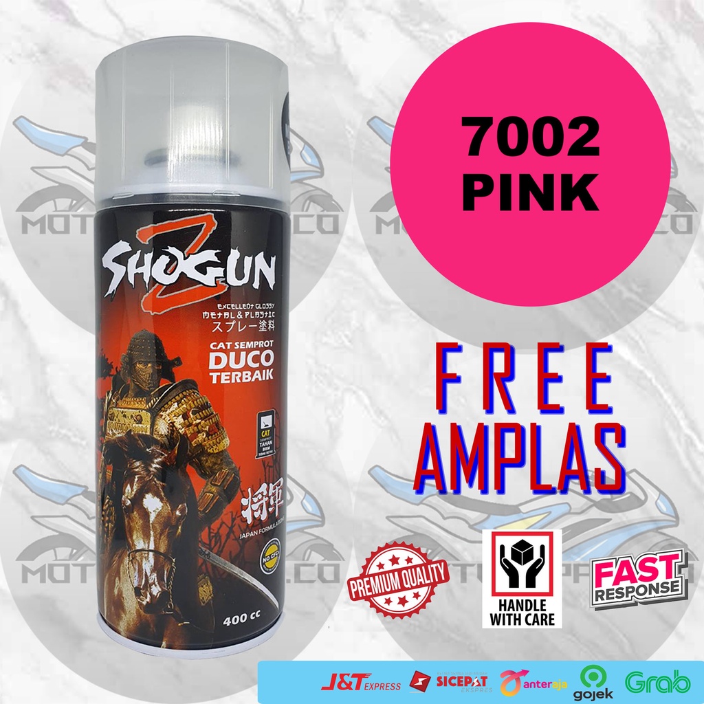 Jual Cat Semprot Shogun Z Pink / Merah Muda 7002 - Pilok Pilox Pylox ...