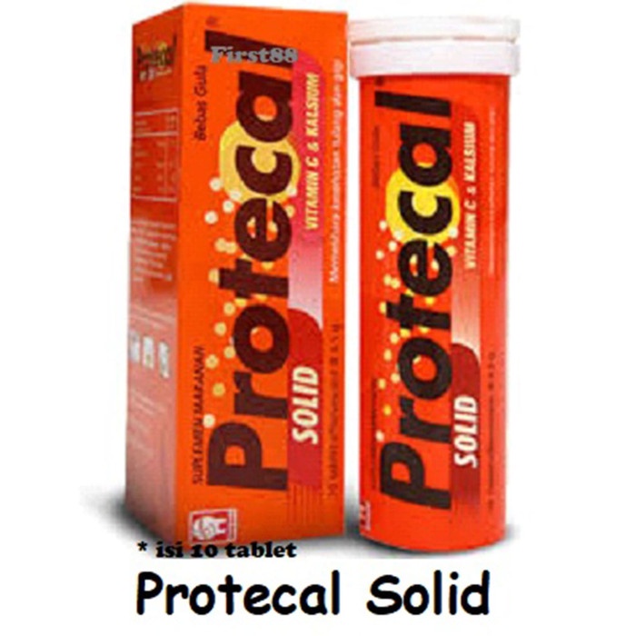 Jual TUBUH-KEKEBALAN-SISTEM- PROTECAL SOLID VITAMIN TUBE ISI 10 TULANG ...