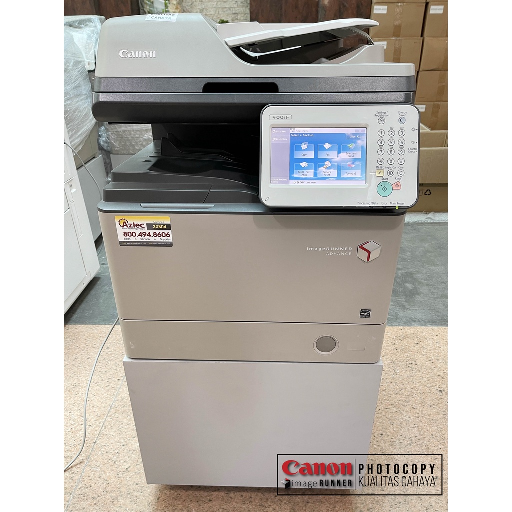 Jual Mesin Fotokopi Canon IRA 400if 110Volt EX Eropa GRADE A MEJA Garansi | Shopee Indonesia