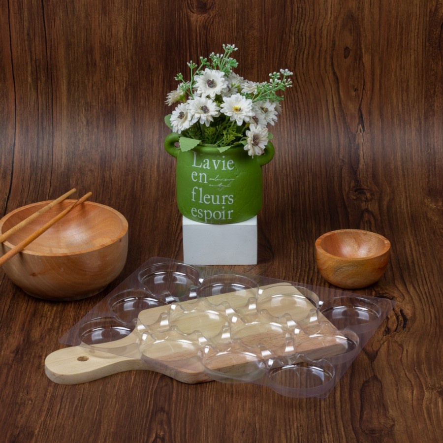 Jual Mika Tray Donat Sekat 12 Box Mika Alas Donat Sedang Warna Bening ...