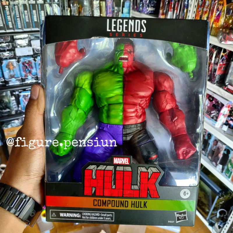 Jual MARVEL LEGENDS SERIES COMPOUND HULK RED GREEN HASBRO ACTION FIGURE ...