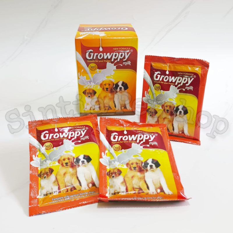 Jual GROWPPY PUPPY MILK/SUSU ANAK ANJING 30 gr PER SACHET | Shopee Indonesia