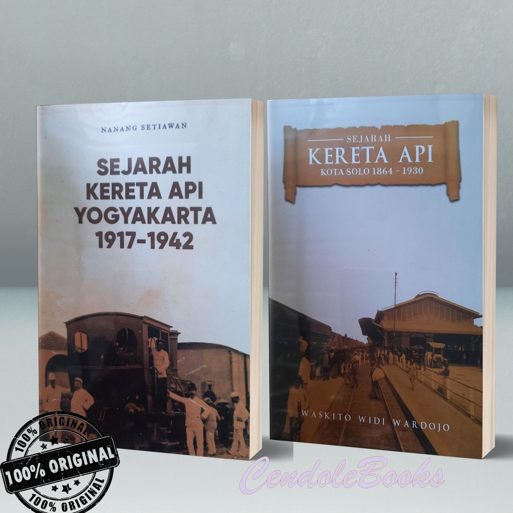Jual Paket Buku Sejarah Kereta Api Yogyakarta dan Solo | Shopee Indonesia