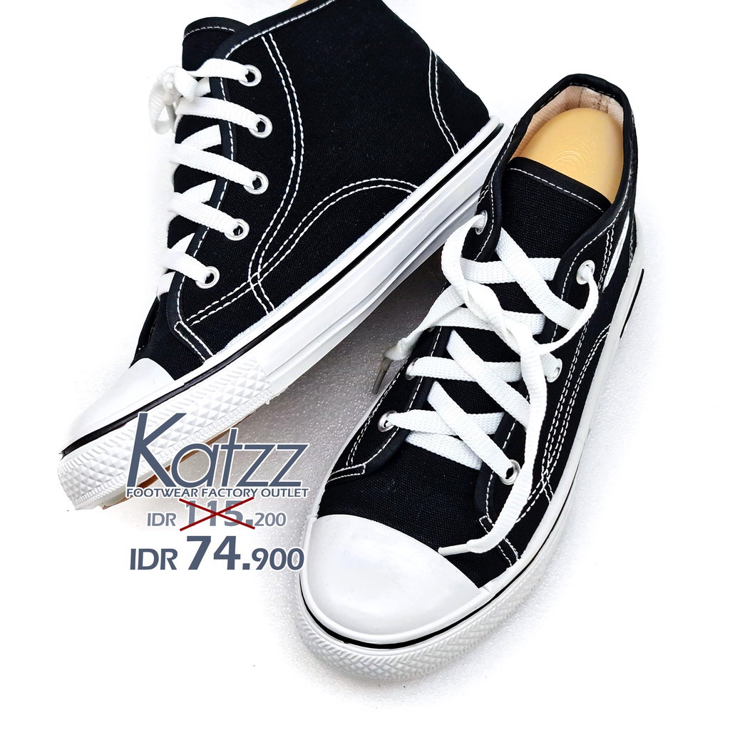 Jual KATZZ - Sepatu Sekolah SMP SMA Pria Perempuan Tinggi Casual Tali ...