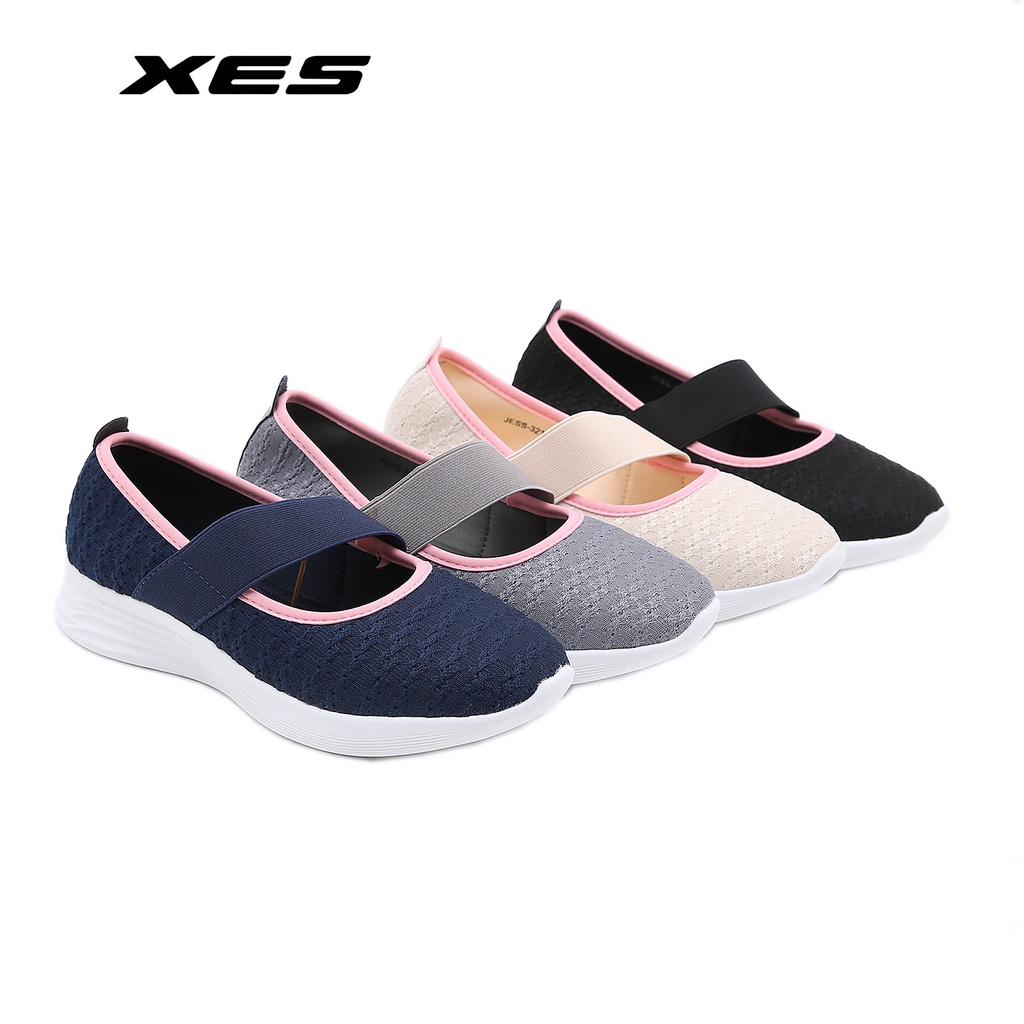 Jual XES JESS-321B / Sepatu Flats Shoes Wanita Sepatu Rajut Wanita ...