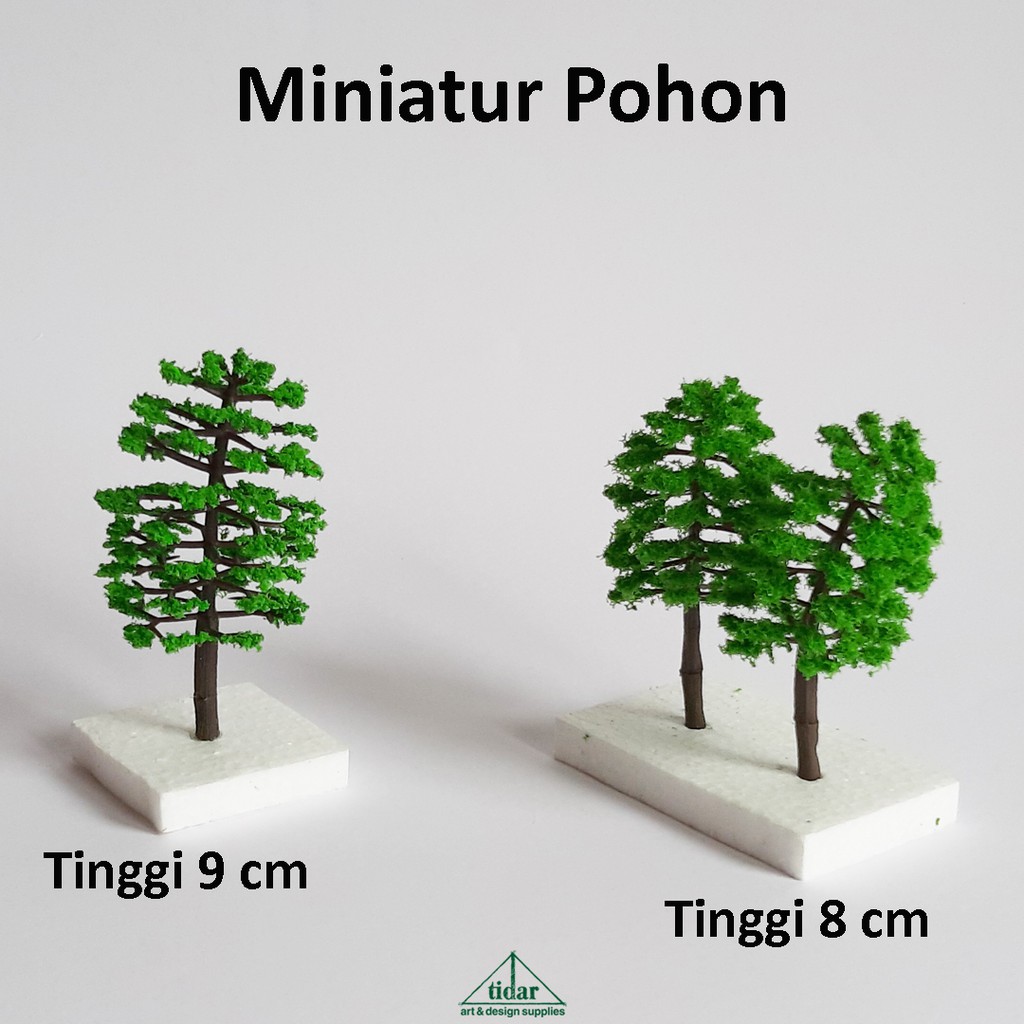 Jual Miniatur Pohon Hijau / Maket Tanaman - Tinggi 8 cm | Shopee Indonesia