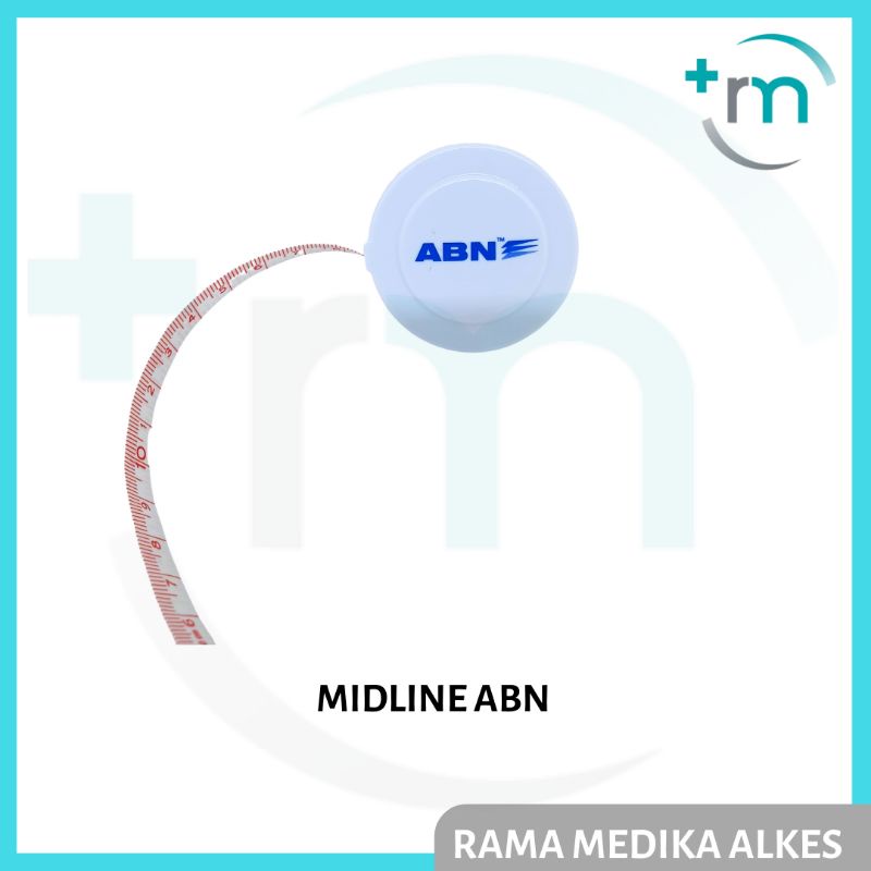 Jual Meteran Gulung Medline Abn 150 Cm Ukuran Dlm Cm Dan Inch Shopee Indonesia