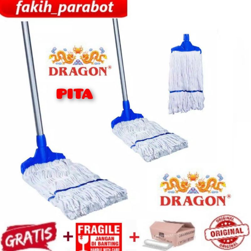 Jual Lap pel DRAGON gagang besi alumunium | Shopee Indonesia