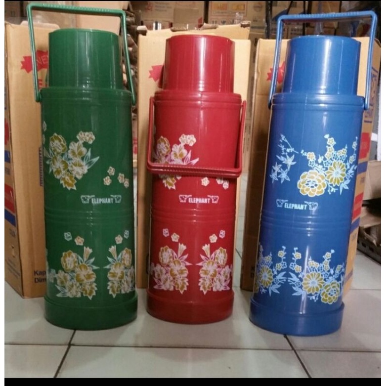 Jual Termos Air Panas Elephant Plastik 2 Liter Handy Thermo | Shopee ...