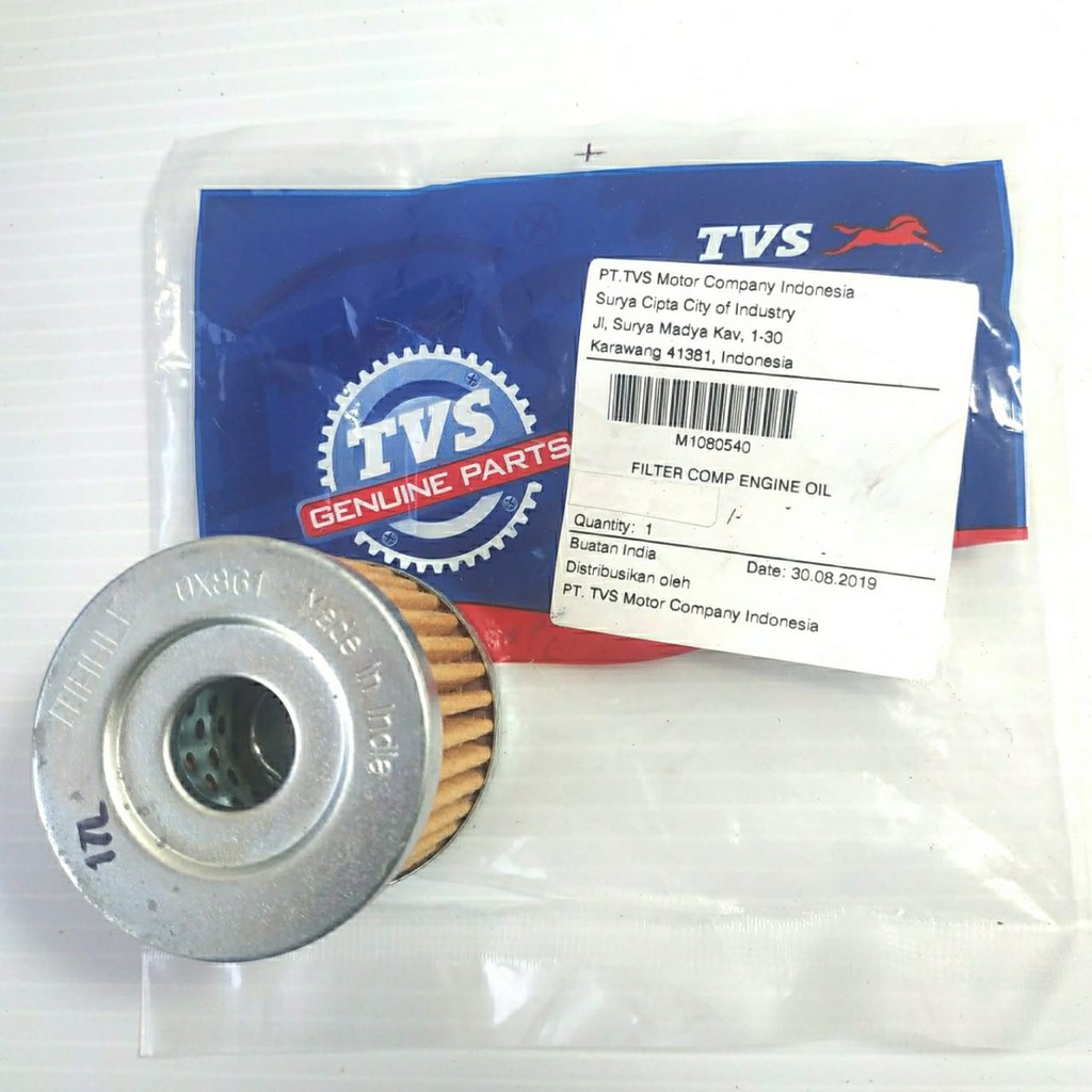 Jual FILTER COMP ENGINE OIL - APACHE RTR 160, RTR 200 Filter Oli TvS ...