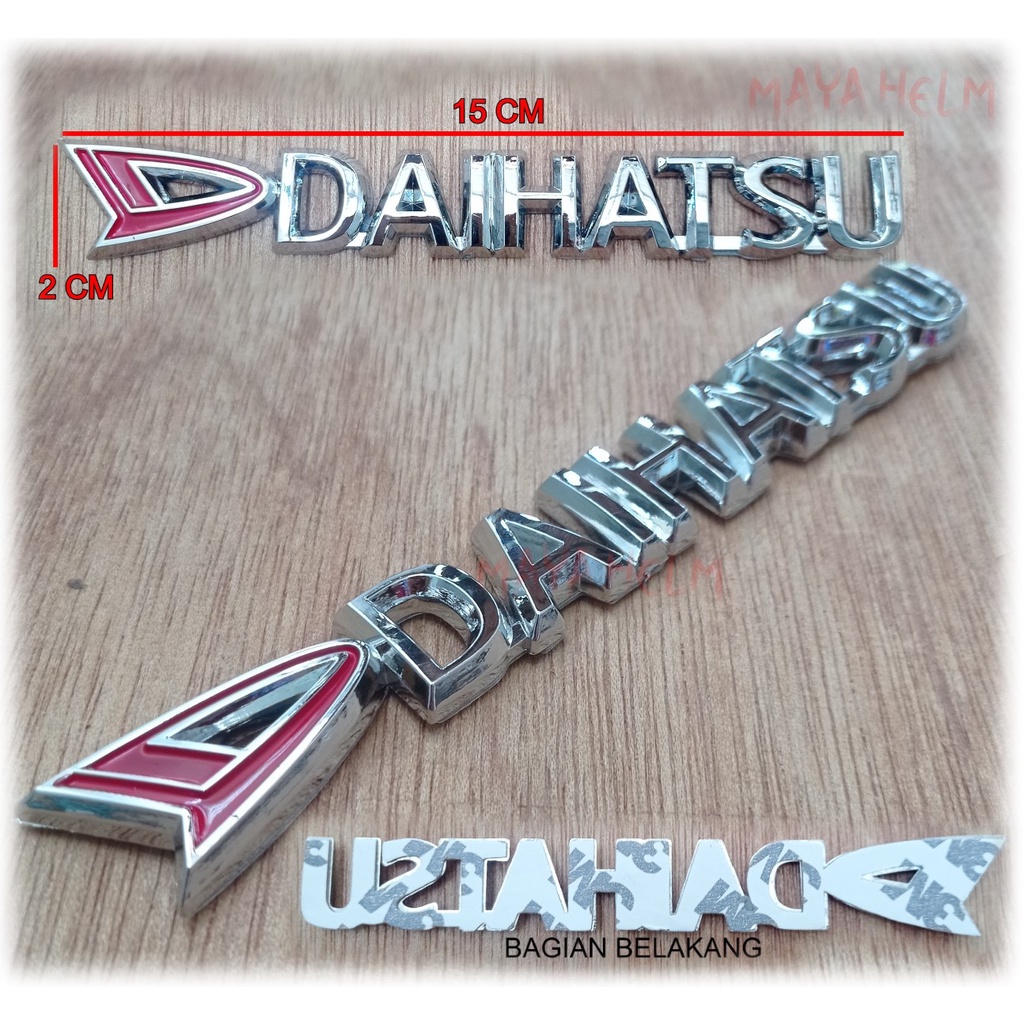 Jual Emblem Mobil Tulisan Daihatsu | Shopee Indonesia