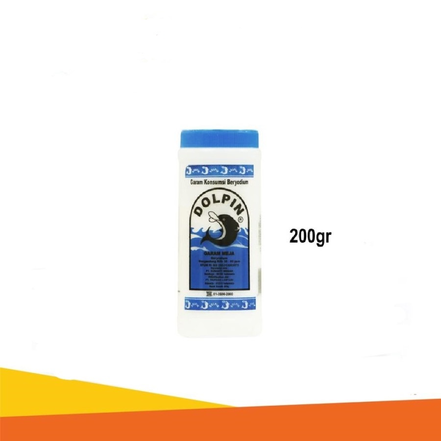 Jual GARAM MEJA YODIUM DOLPIN 200GR BOTOL IODINE SALT | Shopee Indonesia