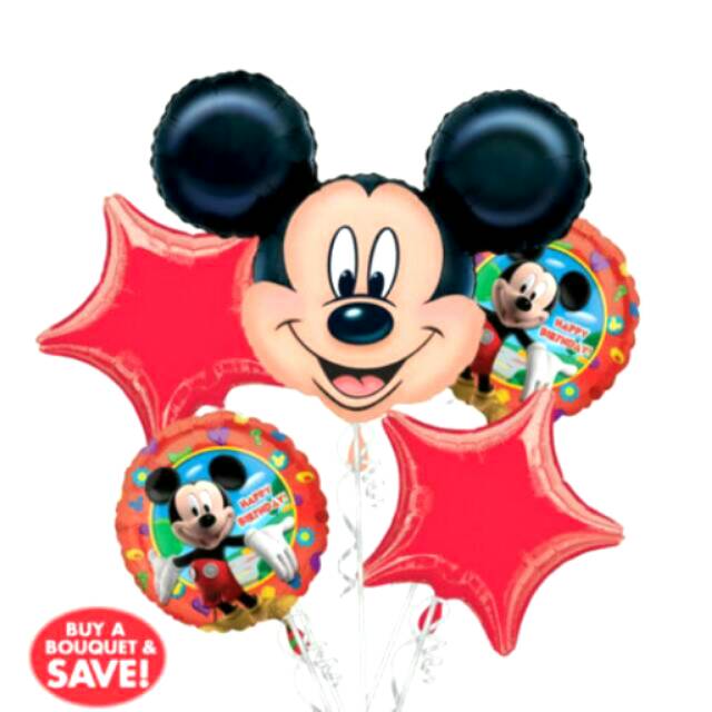 Jual Paket Balon Mickey / Minnie Mouse | Shopee Indonesia