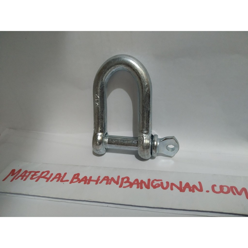 Jual Klem Segel D M12 Clamp Shackle 1/2 inch Penyambung Rantai Besi ...
